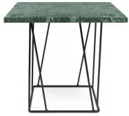 Tone Hone Konferenční stolek  Boko MRAMOR 50 x 40 cm (Zelený mramor s černou ocelí)