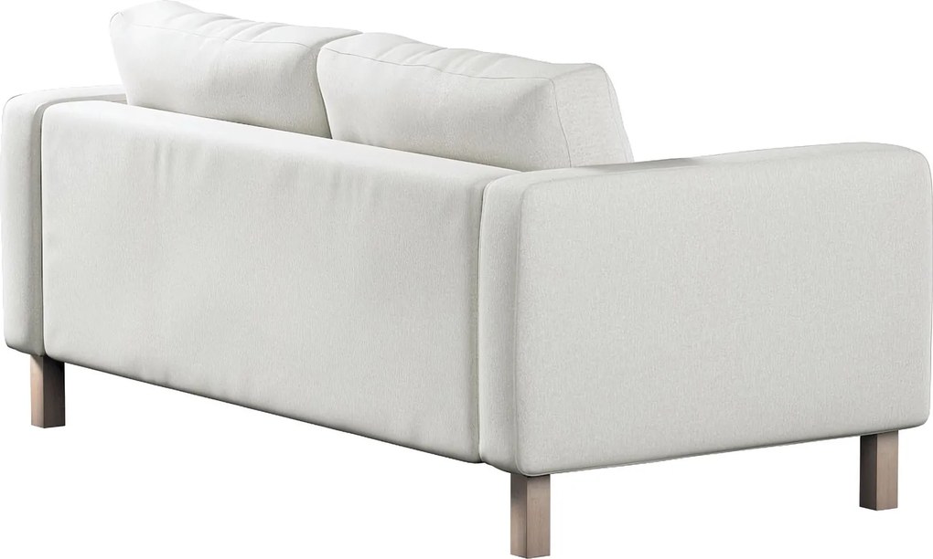 Potah na pohovku IKEA Karlstad 2-místná, nerozkládací, krátký barva krémová látka pletený vzor