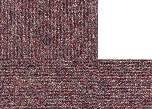 Koberce Breno Kobercový čtverec ARIZONA 390, velikost balení 5 m2  (20ks), Červená, Vícebarevné,