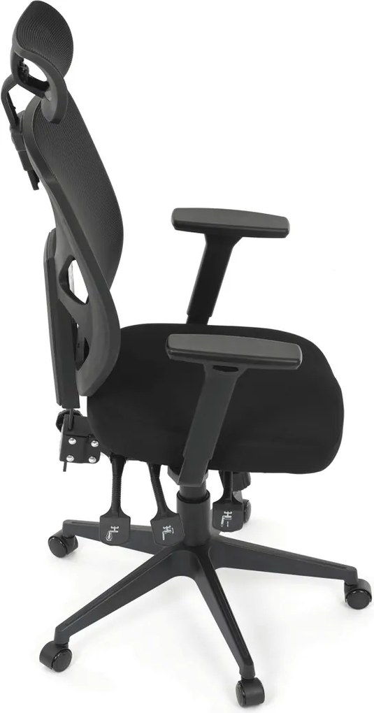Ergonomická kancelářská židle EVRON - černá síťovina