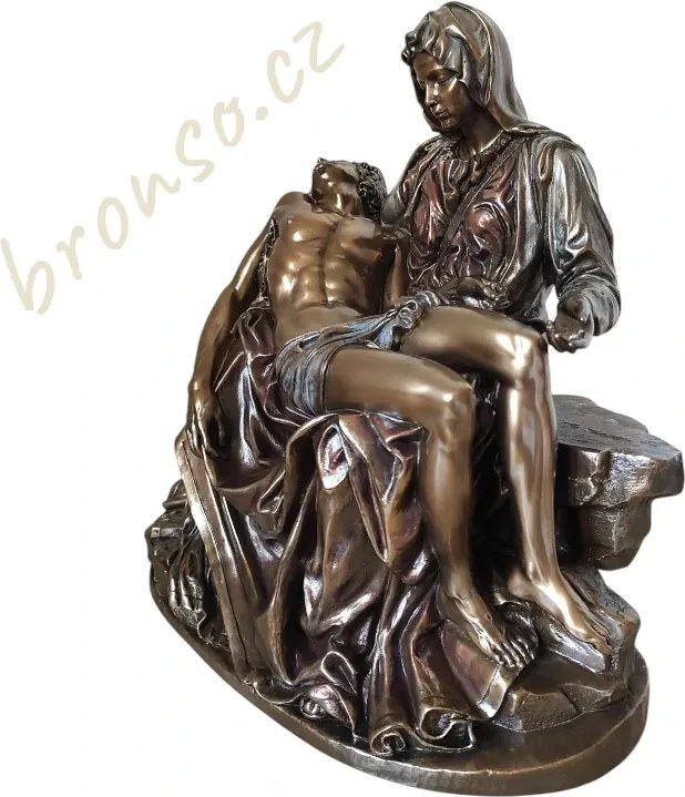 Socha Pieta – Panna Marie s Ježíšem, náboženská figurka, dekorace na oltář, Veronese WU72243V4
