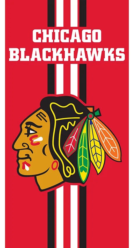 Froté osuška NHL Chicago Blackhawks Prestige 70x140 cm