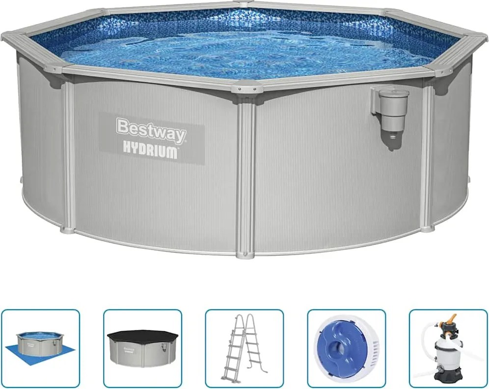 Bestway Nadzemní bazén s rámem Hydrium kulatý 360 x 120 cm