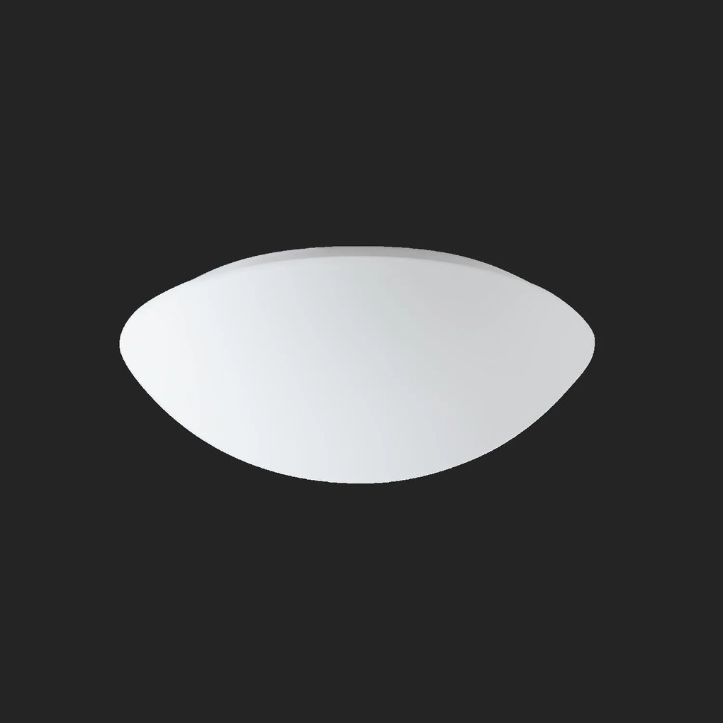 OS AUR70376 AURA 10 IP stropní/nástěnné skleněné svítidlo bílá IP65 3000 K 14W LED nouzové kombinované 3 h (původní kód OS 70376) - OSMONT
