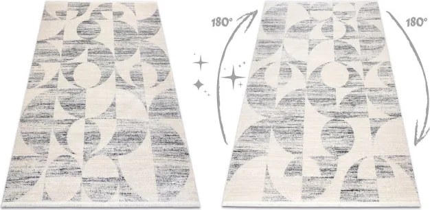 Koberec FROJE 1773 krémový / šedý