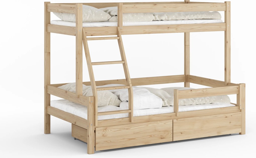 Rkids | Patrová postel Gardo 90/120x180 Přírodní