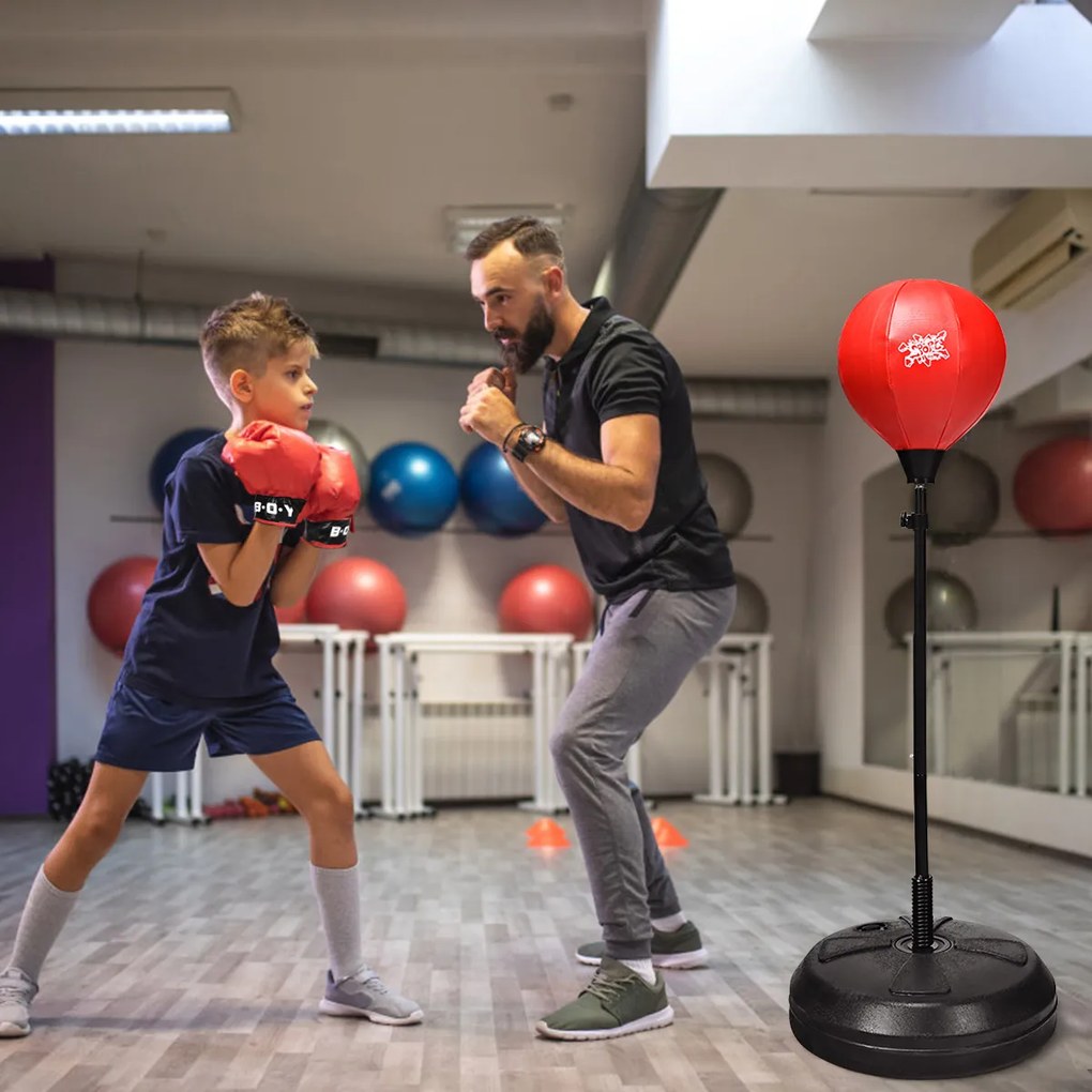 Costway Boxovací míč 120-154 cm výškově nastavitelný stojící boxovací míč box
