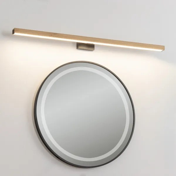 Brilagi-LED Koupelnové osvětlení zrcadla WOODY MIRROR LED/15W/230V IP44 dub/čern