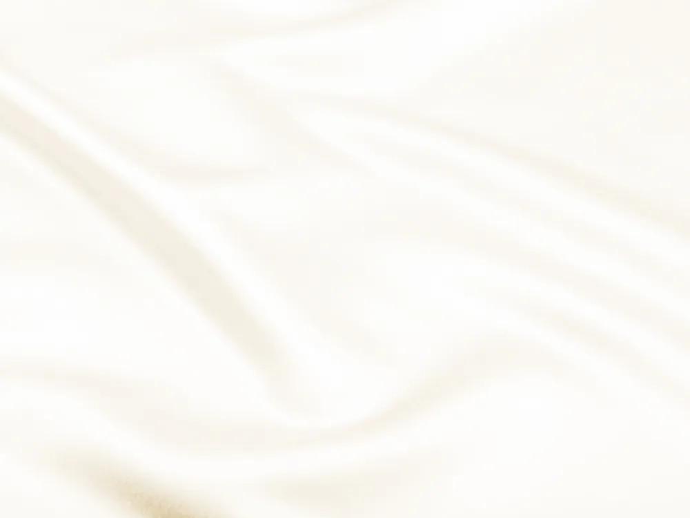 Biante Velký teflonový oválný ubrus TF-037 Smetanový bez vzoru 180x220 cm