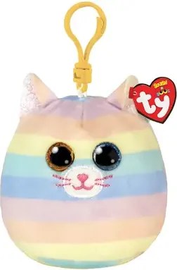 TY Squishy Heather kočka / Mačkací hračka / 8,5 cm