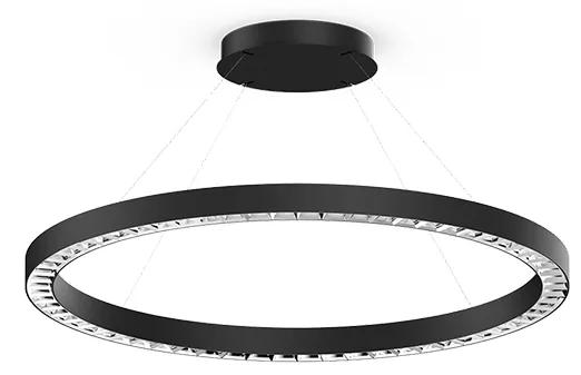 Závěsná kružnice Beto Circle  - svítidlo tvaru kružnice s nízkým UGR Barva: Černá, Průměr: 807 mm, Teplota chromatičnosti: TW 2700-6500 Kelvinů