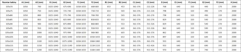 Mexen, Mexen Mist L Duo výklopný sprchový kout 105 x 95 cm, černý rám - 8A4L-105L-095P-70-70