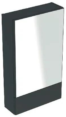Geberit Selnova Square - Zrcadlová skříňka 850x493x176 mm, 2 dvířka, lávová mat 501.414.JK.1