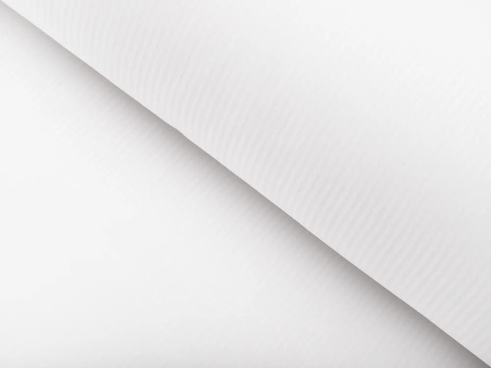 Biante Damaškový povlak na polštář s lemem Atlas Gradl DM-012 Bílý - tenké proužky 2 mm 45 x 45 cm