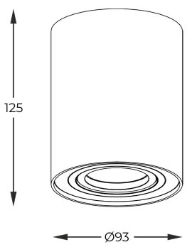 Zuma Line 20038-WH - Bodové svítidlo RONDOO SL 1 1xGU10/50W/230V bílá