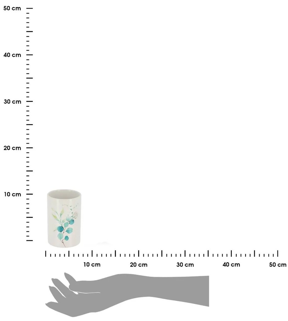 Koupelnový pohár Aquarelle, kombinace barev