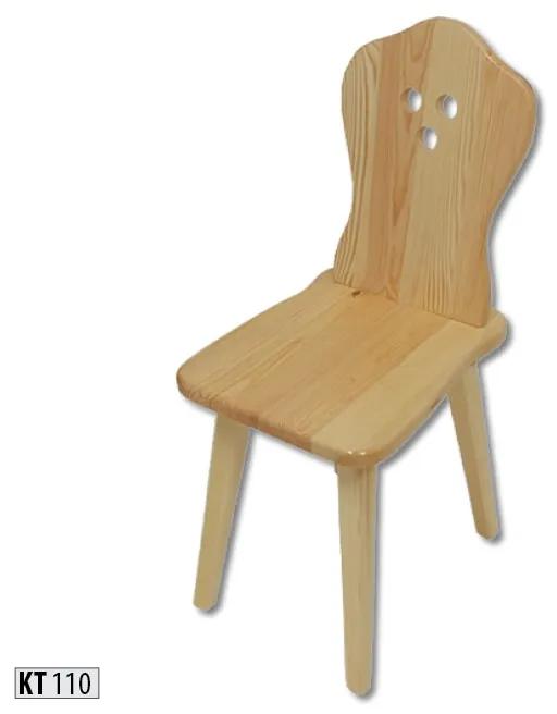 HMmax Jídelní židle KT 110 borovice masiv Barevné provedení dřeva: natural - přírodní