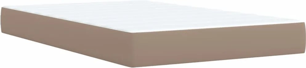 Box spring postel s matrací cappuccino 120x190 cm umělá kůže 3285204