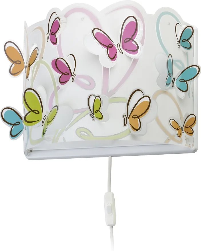 DALBER BUTTERFLY 62148 multicolor Dětské nástěnné svítidlo