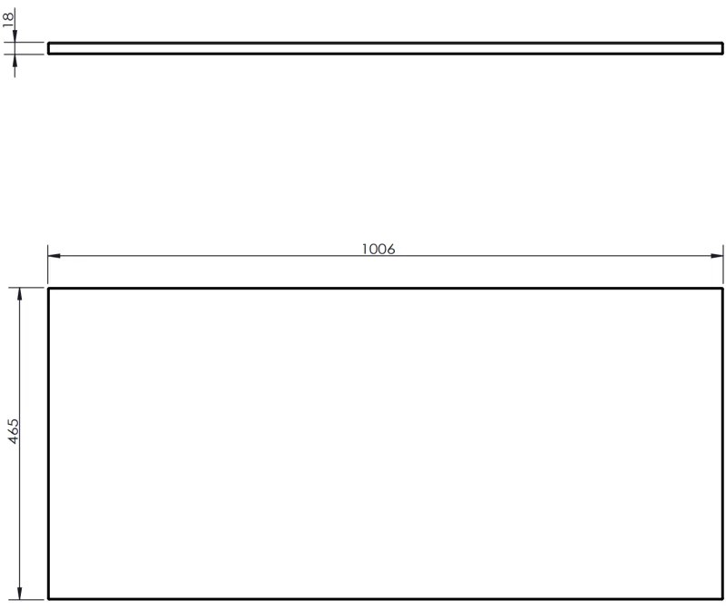 Mexen Orio, koupelnová skříňka 100 cm s horní částí, 2 zásuvky, grafitová matná, 91A10-10047-2-BFFC66