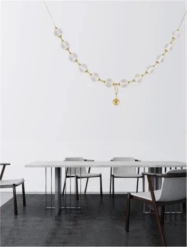 Závěsné LED svítidlo NOVA LUCE BRILLANTE 49W 3200K 9695200 stmívatelné Triac