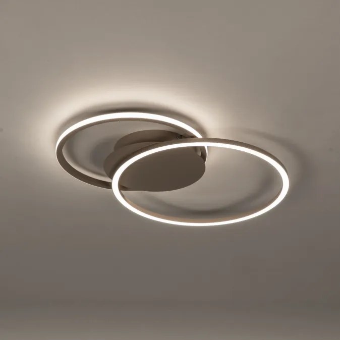 Stropní stmívatelné LED svítidlo Omega 540 Dark Taupe