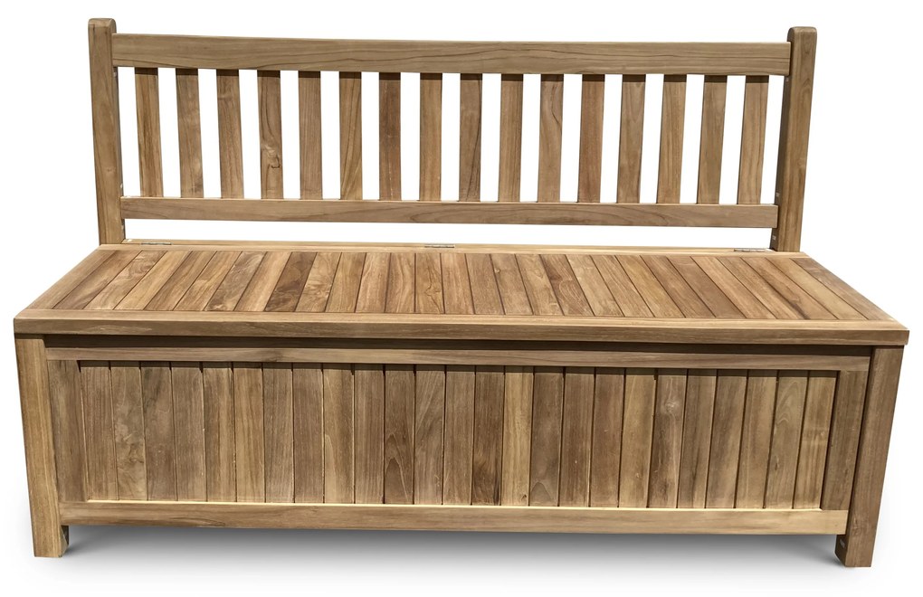 Nábytek Texim Nábytek Antonio Zahradní lavice teak Ria 150cm s úložným prostorem Počet míst: pro 3 osoby