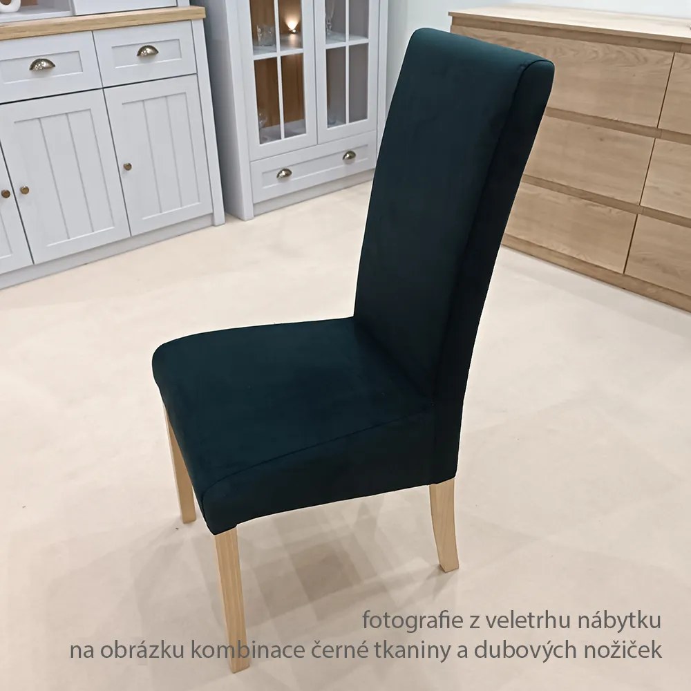 Jídelní židle MADRIT | 46 cm | šedá | bílé nohy | VÝPRODEJ z PRODEJNY