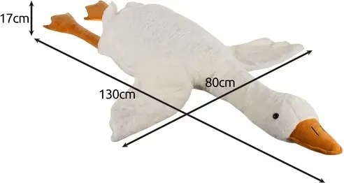 Velká plyšová husa – 130 cm