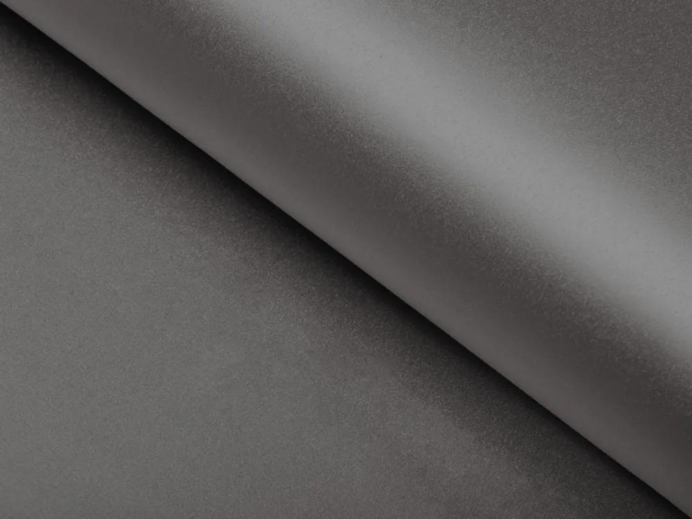 Biante Saténový oválný ubrus polyesterový Satén LUX-004 Šedohnědý 100x160 cm