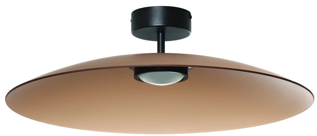 LED černo-moce hnědé moderní stropní svítidlo Polifemo