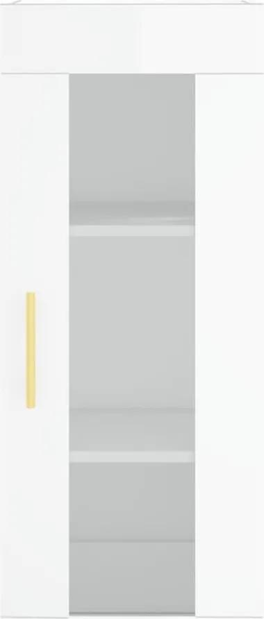 vidaXL Skříň highboard 34,5 x 34 x 180 cm kompozitní dřevo [3199419] Barva: dub sonoma