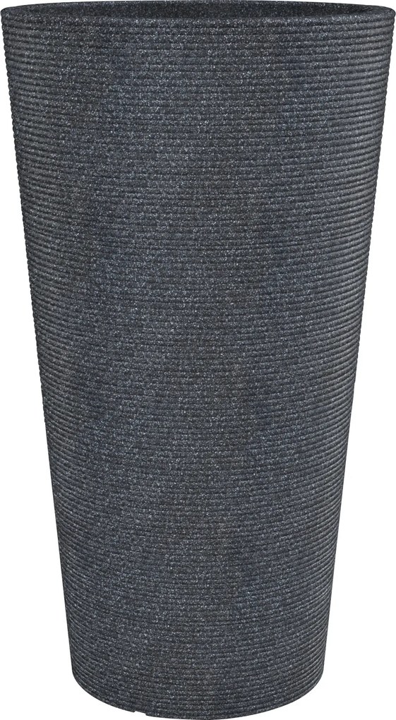Scheurich Květináč Coneo High (Granit černá, Ø 39 cm, výška 70 cm)