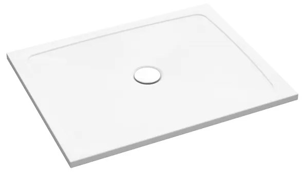 Polimat Obdélníková akrylátová sprchová vanička Karo 90x70 (90x75, 90x80, 100x80) Barva: Bílá, Rozměry (cm): 100x80