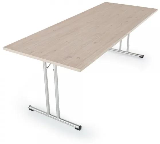 Skládací stůl 200 x 80 cm / Dub
