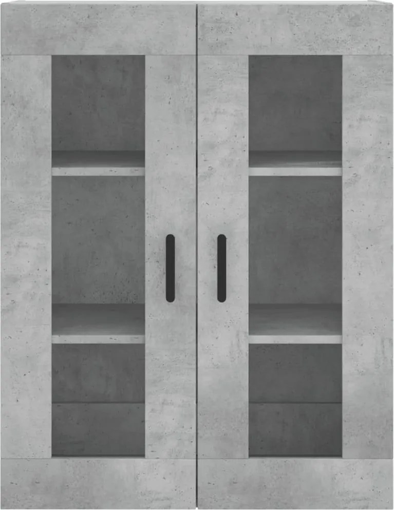 Skříň highboard betonově šedá 69,5x34x180 cm kompozitní dřevo 3198605