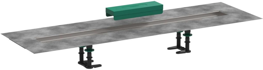 Hansgrohe uBox universal - Instalační sada lineárního sprchového žlabu 900, nerez 56013180