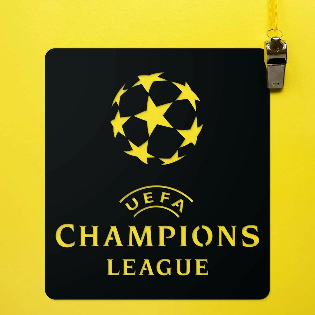 DUBLEZ | Dřevěný obraz na zeď - Liga mistrů UEFA