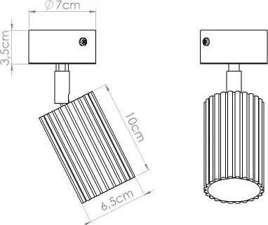 Sollux SL.1915 - Bodové svítidlo KARBON 1xGU10/10W/230V zelená