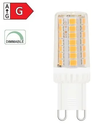 Diolamp SMD LED Capsule čirá 5W/G9/230V/3000K/400Lm/360°/Dim