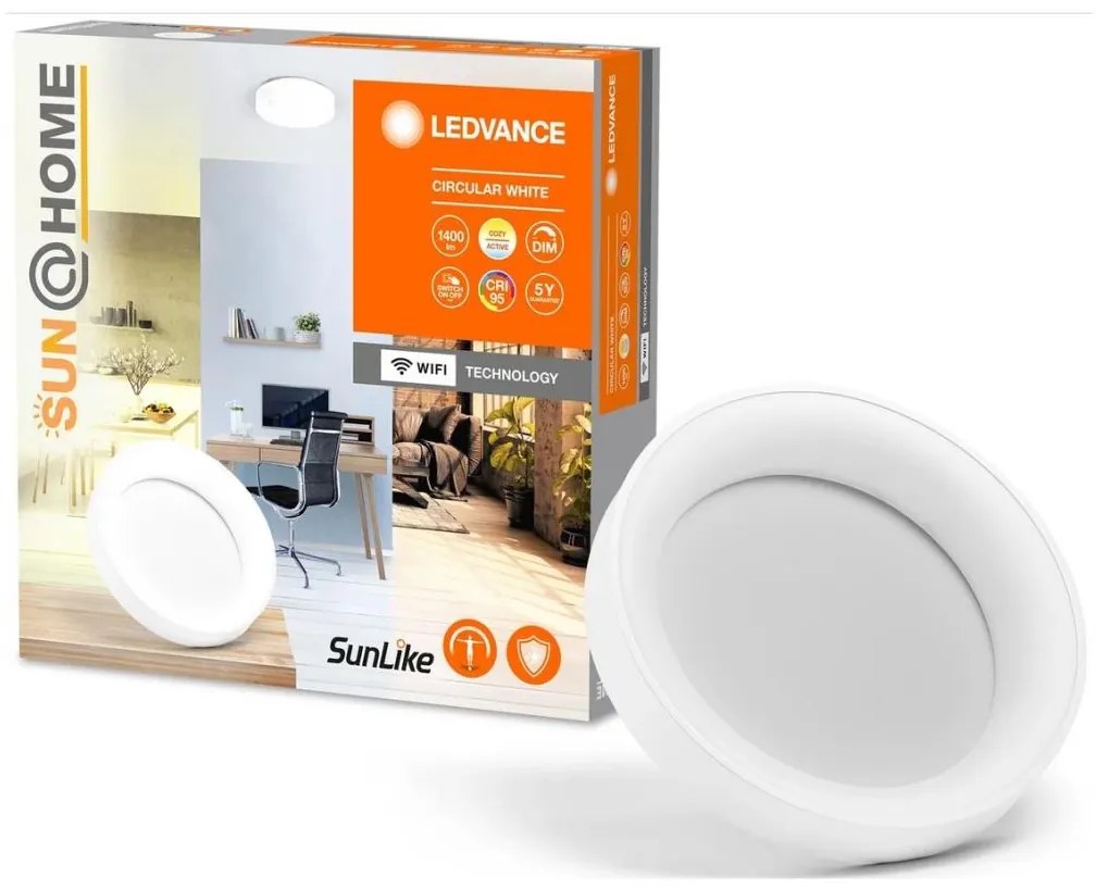 Ledvance-LED Stmívatelné stropní svítidlo SUN@HOME CIRCULAR LED/18,5W/230V Wi-Fi