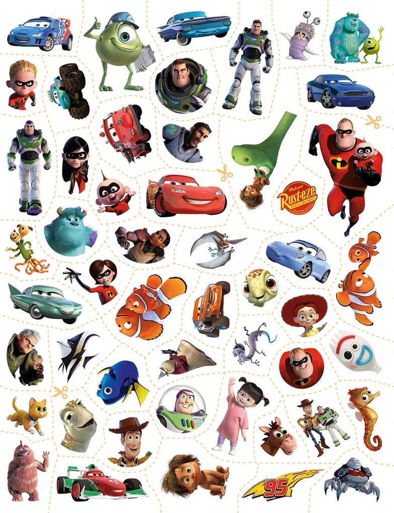 JIRI MODELS 100 tetování + omalovánky Disney pro kluky 7
