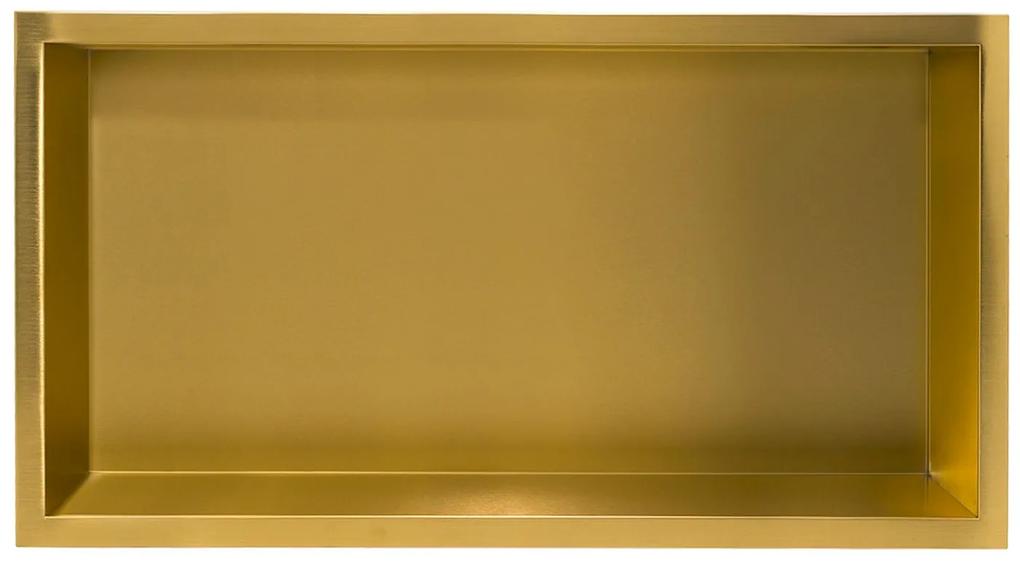 Balneo Wall-Box One Gold zápustná polička 60 cm OB-BR4