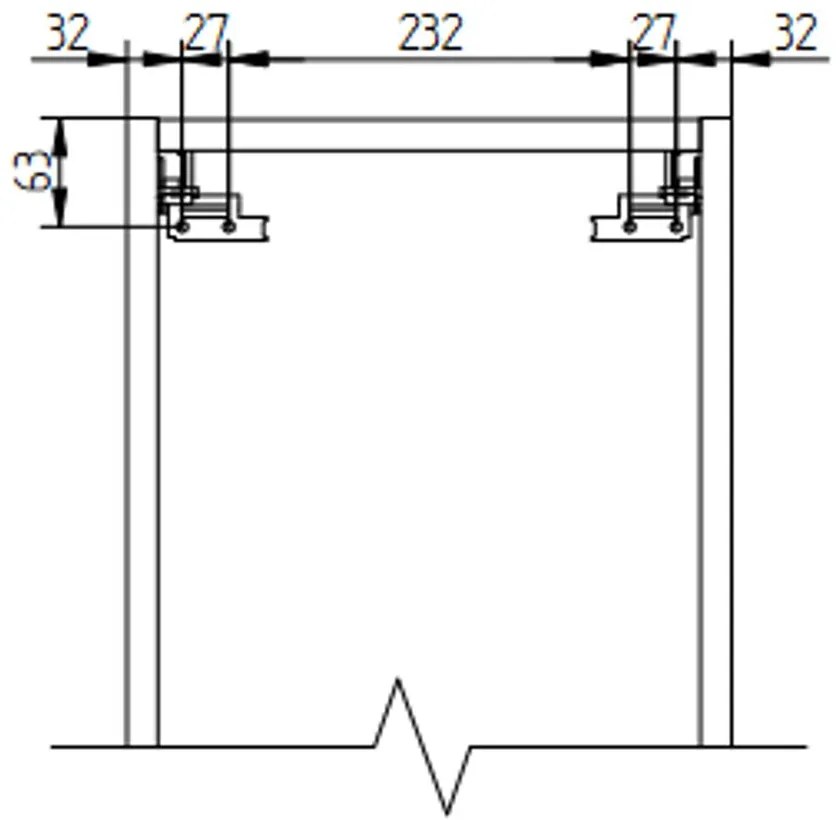 Mereo Mailo koupelnová skříňka vysoká 170 cm dub CN524LP