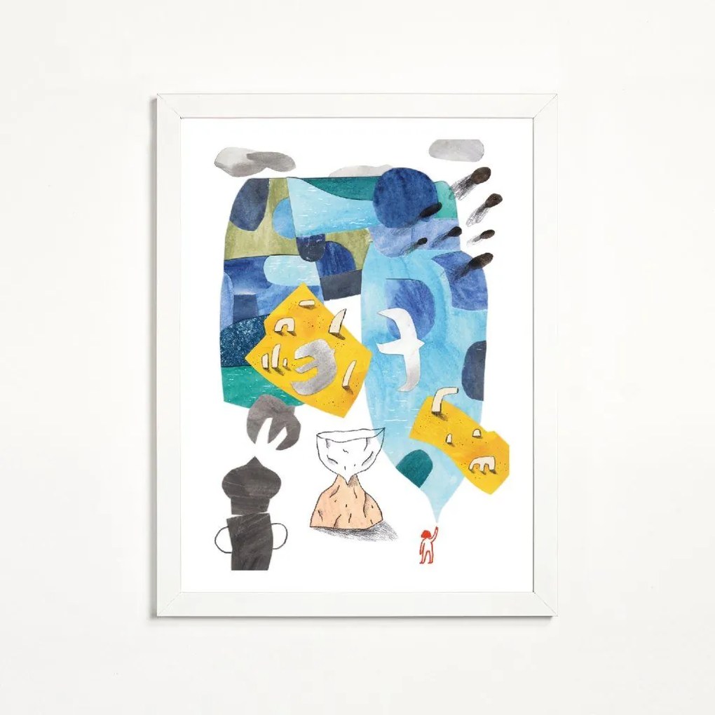 Pavla Baštanová | Olivie a moře Rám: Bez rámu, Velikost: 30 x 20 cm