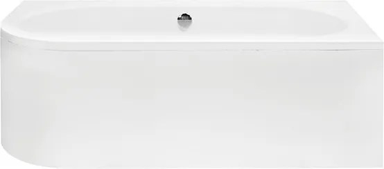 Besco Akrylátová asymetrická vana Avita 150x75 (160x75, 170x75, 180x80) Barva: Bílá, Rozměry (cm): 150x75, Orientace: Pravá