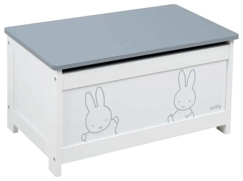 Bílý dětský úložný box 60x32x30 cm Miffy – Roba