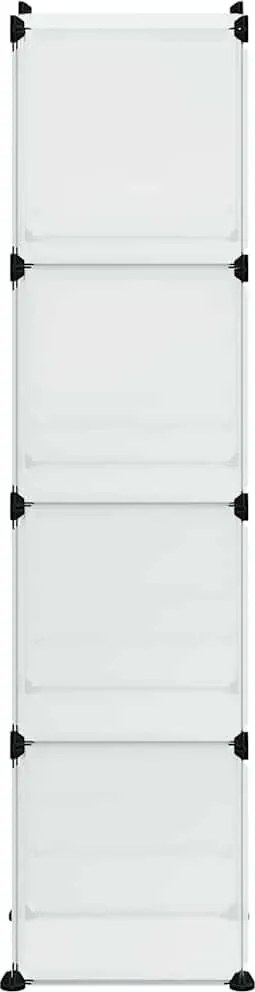 Úložný organizér s 9 kostkami průhledný PP 340551