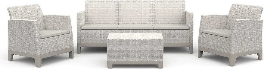 Šedobéžový zahradní lounge set pro 5 Scandi Forma – Keter