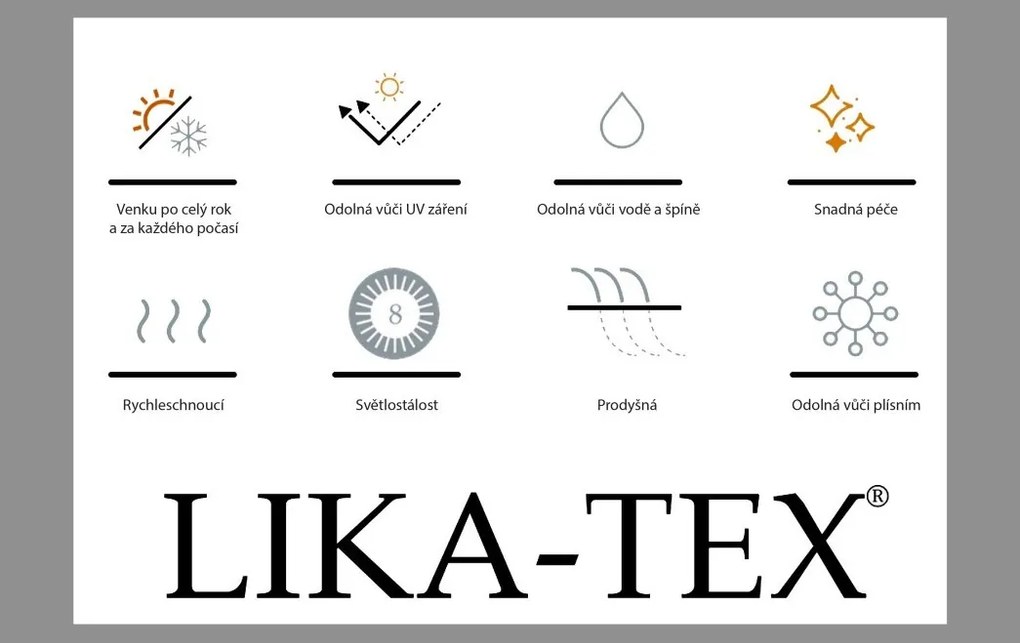Doppler MELIA LIKA TEX® šedá - Rozbalené zboží (N559)